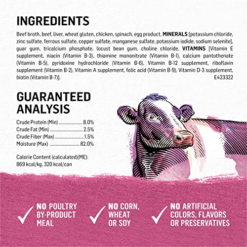 Purina Beyond Farm-Raised Beef and Spinach in Gravy Grain Free Wet Dog Food - (12) 12.5 oz. Cans