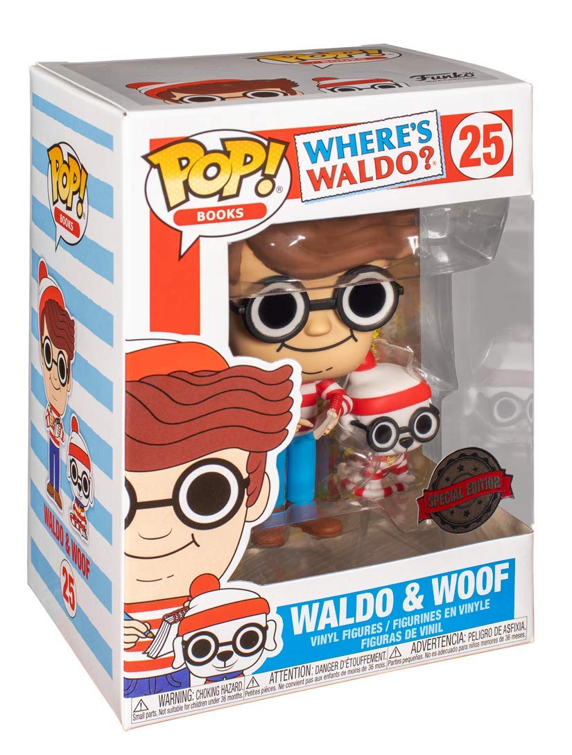 Funko POP! Where's Waldo - Waldo w/Dog Vinyl Figure 10 cm