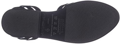 Melissa Womens Flora Flats Sandals Black 8