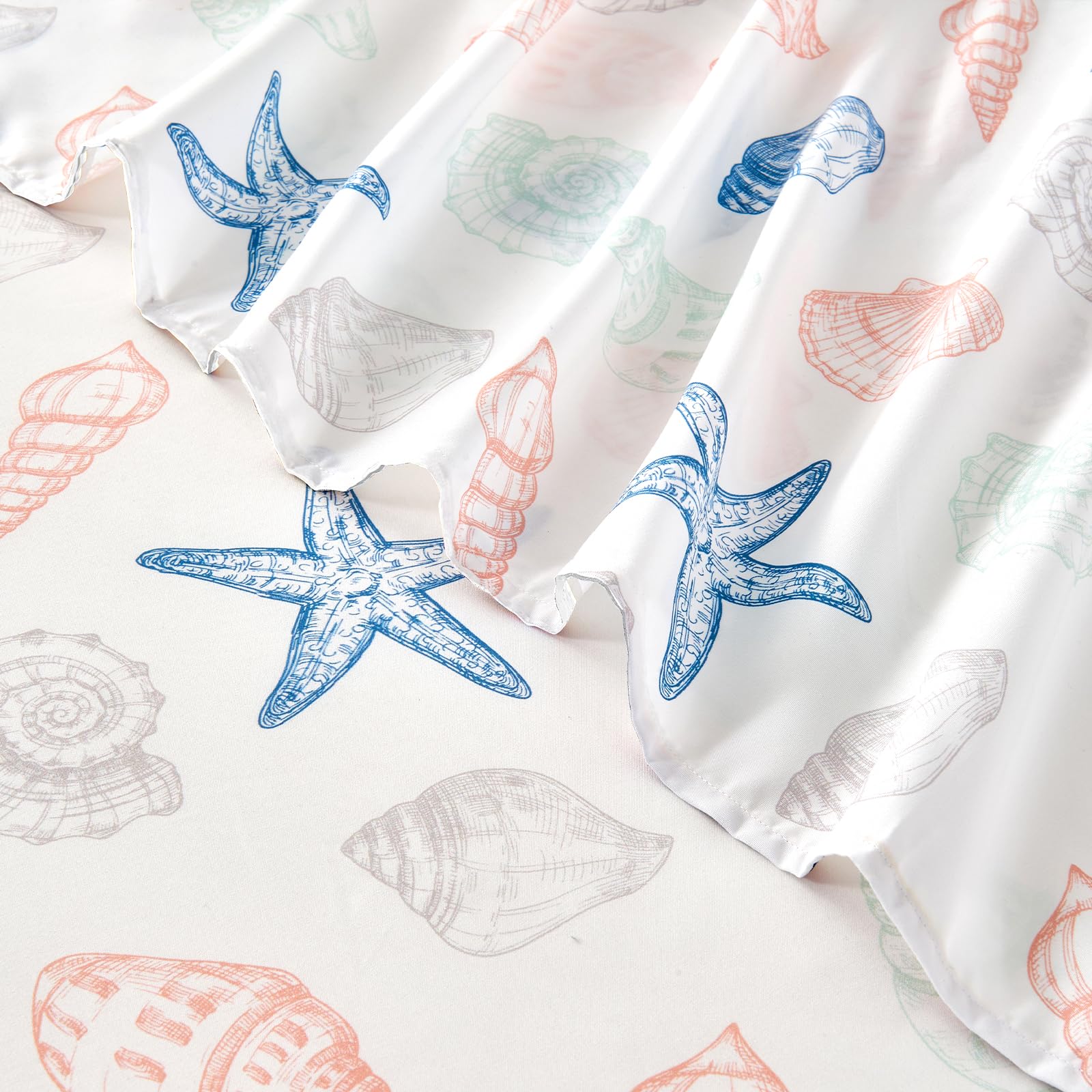 SPIRITUAL COZY Cartoon Twin Sheets for Kids - 3 Piece Cute 3D Beach Shell Printed Twin Sheet Set - 12 Inches Deep Pocket Breathable Boys and Girls Twin Sheets - Soft Kids Sheets with 1 Pillowcase