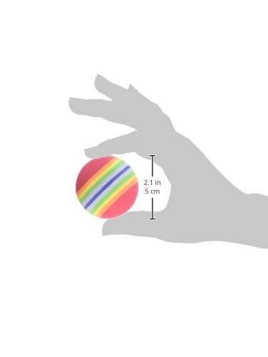Pioneer Pet Toy Box Balls for Cat Colors may vary, 3 Count