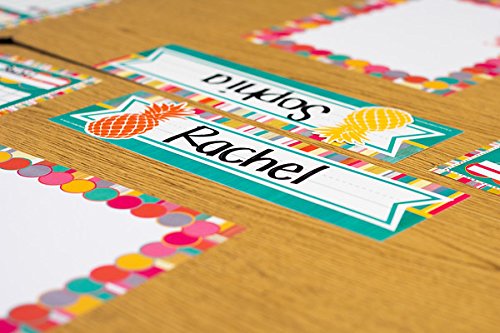 Teacher Created ResourcesĀ® Tropical Punch Pineapples Mini Accents, Pack of 36