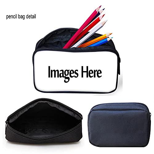 Forchrinse Shark 3Pcs Girls Backpack with Lunch Box Pencil Case,Preschool Elementary Middle School Bookbag Floral Lunch Box Pencil Case for Kids