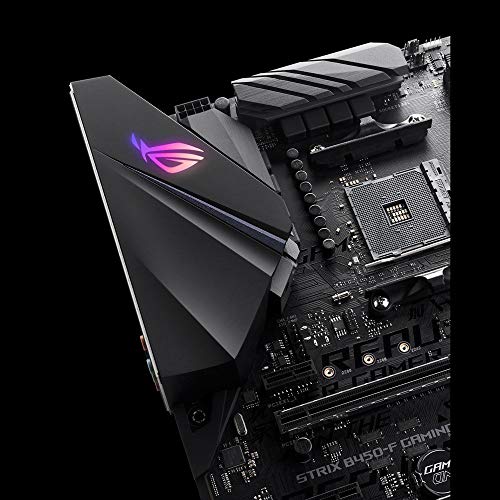 ASUS ROG Strix B450-F Gaming Motherboard (ATX) AMD Ryzen 2 AM4 DDR4 DP HDMI M.2 USB 3.1 Gen2 B450 (Renewed)