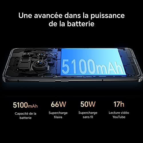 Honor Magic5 Pro 5G 512GB ROM 12GB RAM Smartphone 6.81" 120Hz Quad-Curved HDR Display, 50MP AI Triple Camera, Huge Dual SIM, Android 13 Global EU/UK Model PGT-N19 Mobile Cell Phone (Black)