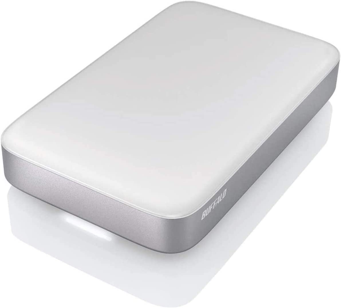 BUFFALO MiniStation Thunderbolt USB 3.0 1 TB Portable Hard Drive (HD-PA1.0TU3) Silver (Renewed)