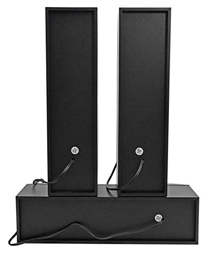 Rockville Bluetooth Home Theater Karaoke Machine System w/8" Sub + Wireless Mics