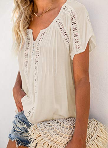 Dokotoo Women's Bohemian, A Apricot, Medium