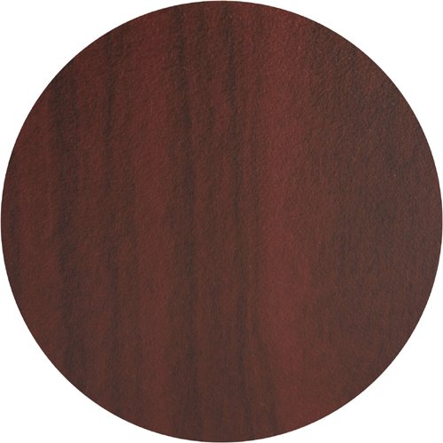 Lorell Bow Front Desk Shell, 72 by 36 by 29-1/2-Inch, Mahogany
