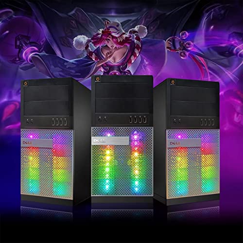 Dell RGB Gaming Desktop PC, Intel I5 3.2Ghz, 16G, 1TB SSD, Radeon RX 5500 XT 8G GDDR6, WiFi, BT 5.0, RGB Keyboard & Mouse, W10P64 (Renewed)