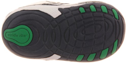 Stride Rite boys Srt Soft Motion Artie Athletic Sneaker, White/Navy, 3.5 Infant US