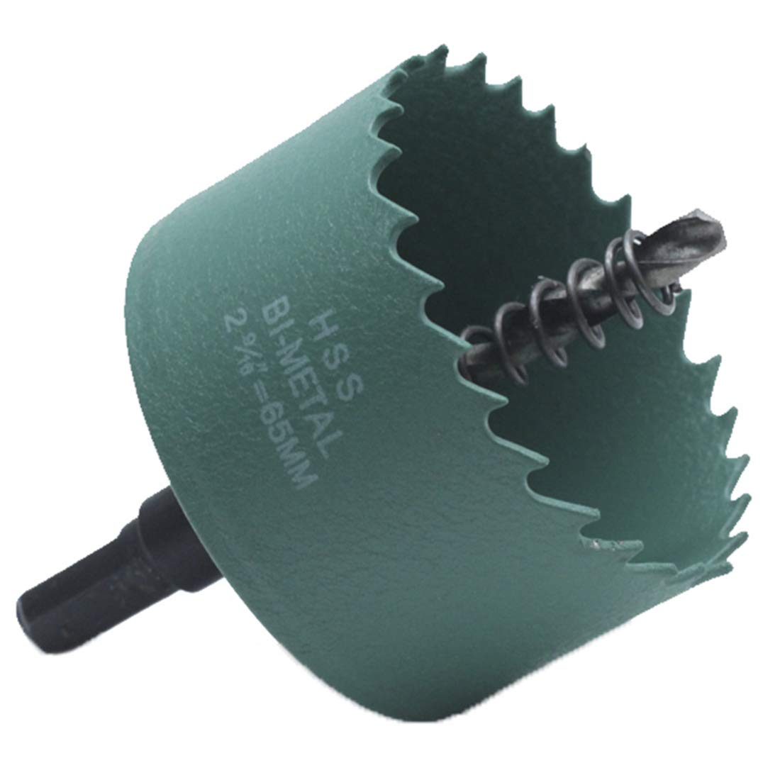 LC LICTOP 65mm/2.5 Inch BI-Metal Wood Hole Saws Bit Cut Smooth and Fast for Cornhole Board Metal Plastic Fiberboard,Green