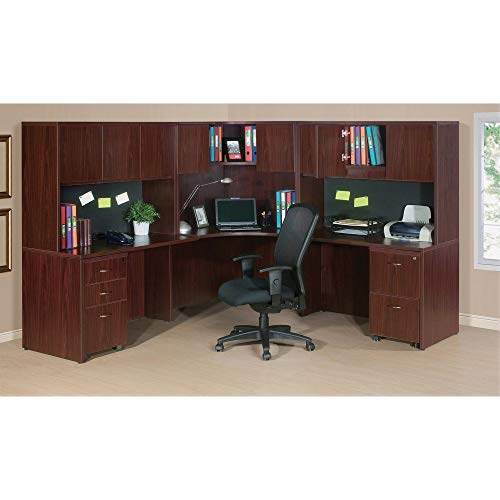 Lorell Essentials Pedestal, Laminate, Mahogany