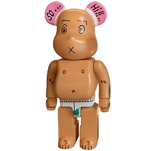 Bearbrick 400%/1000% Violent Bear Building Blocks Bear slug Model Figurine Collectible Toy Gift Fashion Ornament Statue A,1000%(70CM)