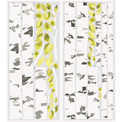 RoomMates RMK2662GM Birch Trees Peel and Stick Giant Wall Decals