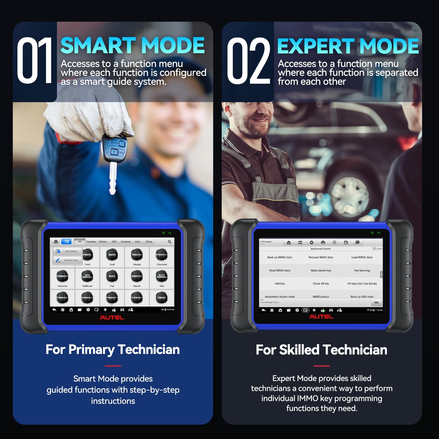 Autel MaxiIM IM508S w/ XP200 Programmer: 2024 Up of IM508 KM100 Key Fob Programming Tool, OS11 4+64G, 2.4&5G, Bidirectional Control 3000+ Test 40+ Reset OE Full Diagnose as MX900 MK900BT FCA AutoAuth