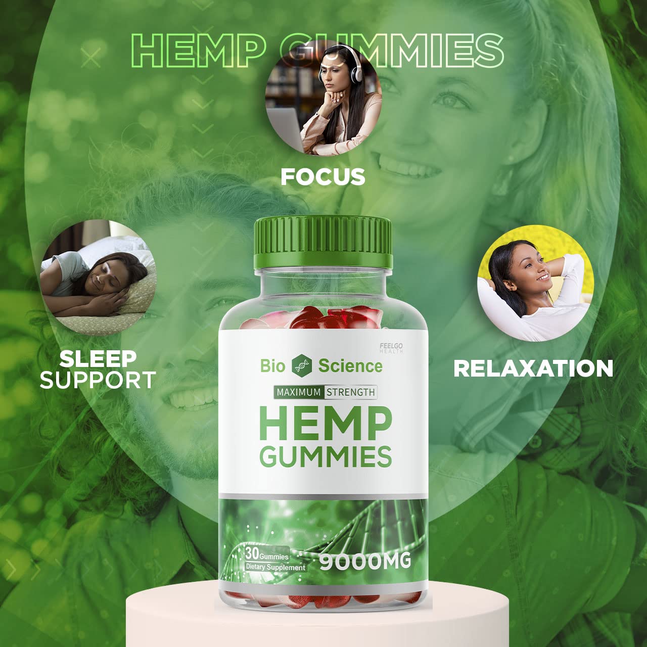 Bio Science Hemp Gummies - Bio Science Gummies, Bioscience Maximum Gummies, Bio Science Gummy s, BioscienceGummies, BioSiences 300 mg Per Gummys, Bioscience ED Gummies (30 Gummys - 1 Month)