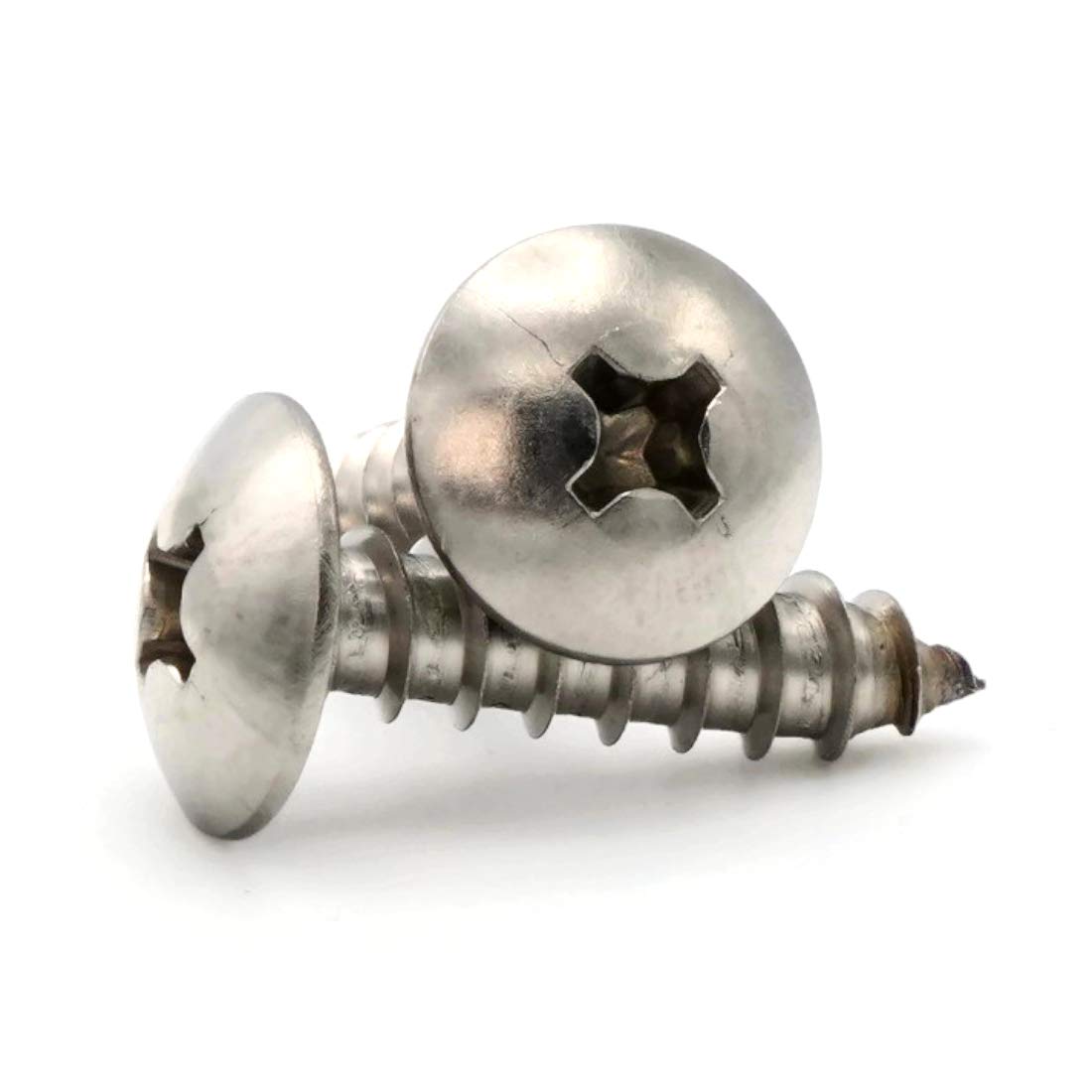 Phillips Truss Head Sheet Metal Screws 18-8 Stainless Steel - #12 x 3/4" Qty-100