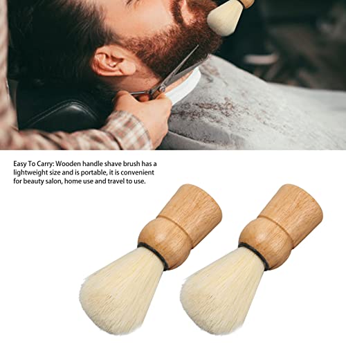 Beard Shave Brush Shaving Brush, Synthetic Shaving Shaving Brushes Professional Design for Mens Shaving Synthetic Shaving Tool That Can Be Used with Razors Straight Handle Shavers