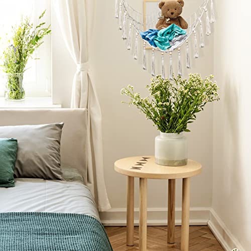Rousytn Stuffed Animal Hammock Plush Toy Hammock Stuff Animals Organizer Storage Large Corner Plush Toys Net Holder Toy Hammock for Bedroom, Nursery