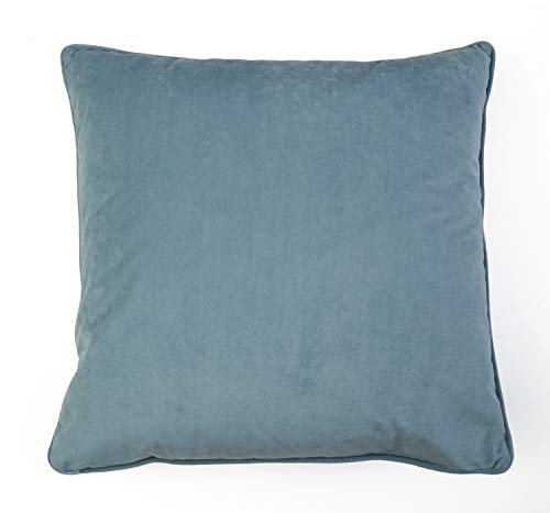 Thro by Marlo Lorenz Miron Cheetah Velvet Throw Pillow, 20" x 20", Teal