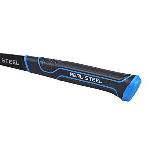 Real Steel 0517 One Piece Forged Milled Face Framing Hammer with Rip Claw, 21 oz