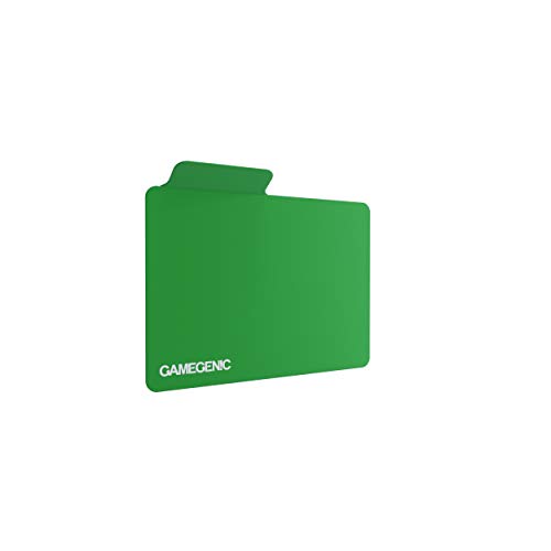 Gamegenic Side Holder 80+ Casual Deck Box | Double-Sleeved Card Storage with Flex Card Divider | Premium Card Game Protector | Cobra Neck Technology | Holds up to 80 Cards | Green Color | Made