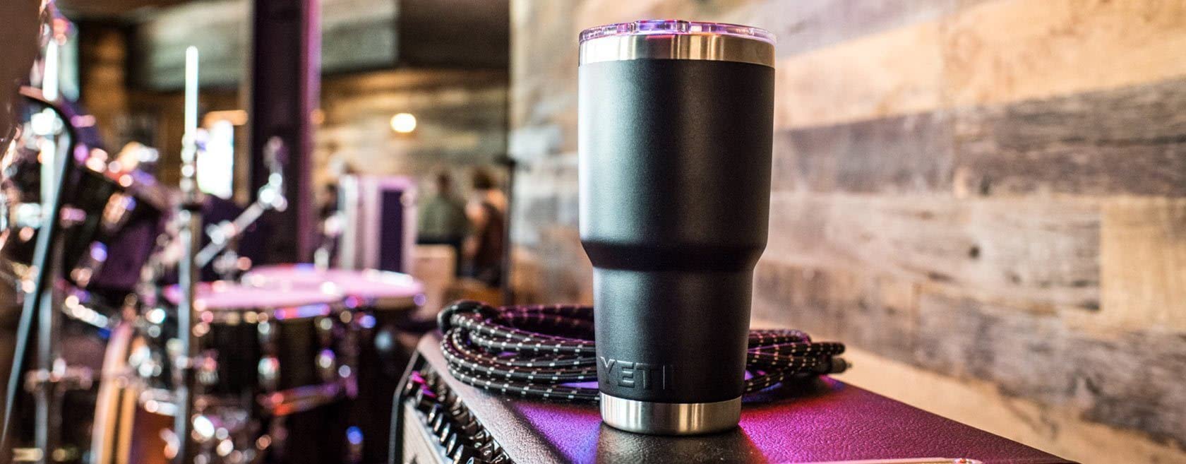 YETI Rambler 30 oz Tumbler Retired Colors, Stainless Steel, Vacuum Insulated with MagSlider Lid, Offshore Blue