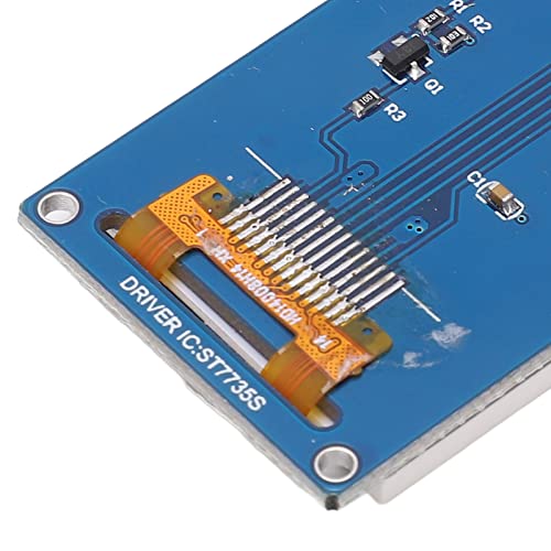 Color LCD Display, LCD Display 128RGB X 128 Dots SPI Interface 1.44in Clear Wiring Compact for SCM