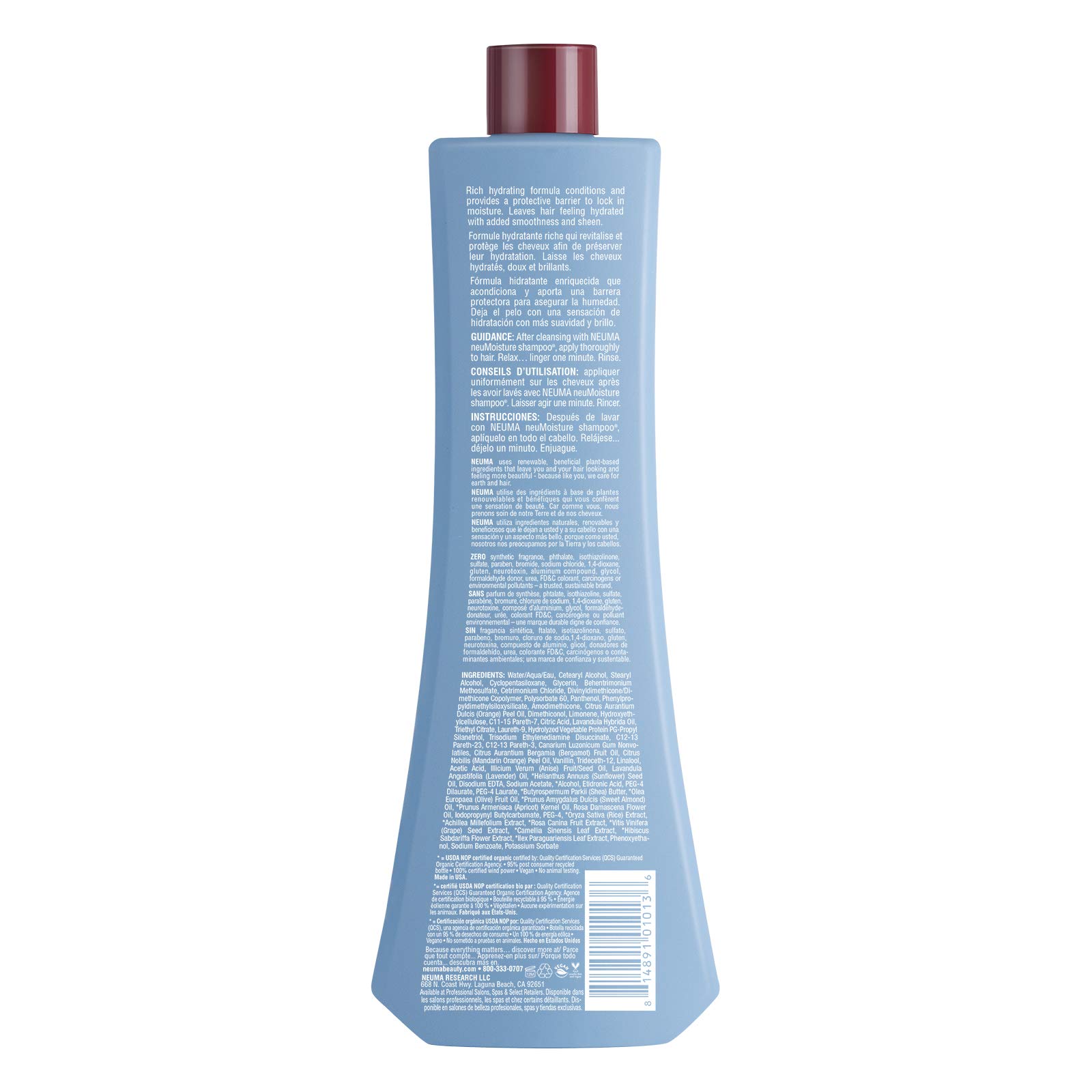 NEUMA neuMoisture Hair Conditioner, 25.4 Fl Oz