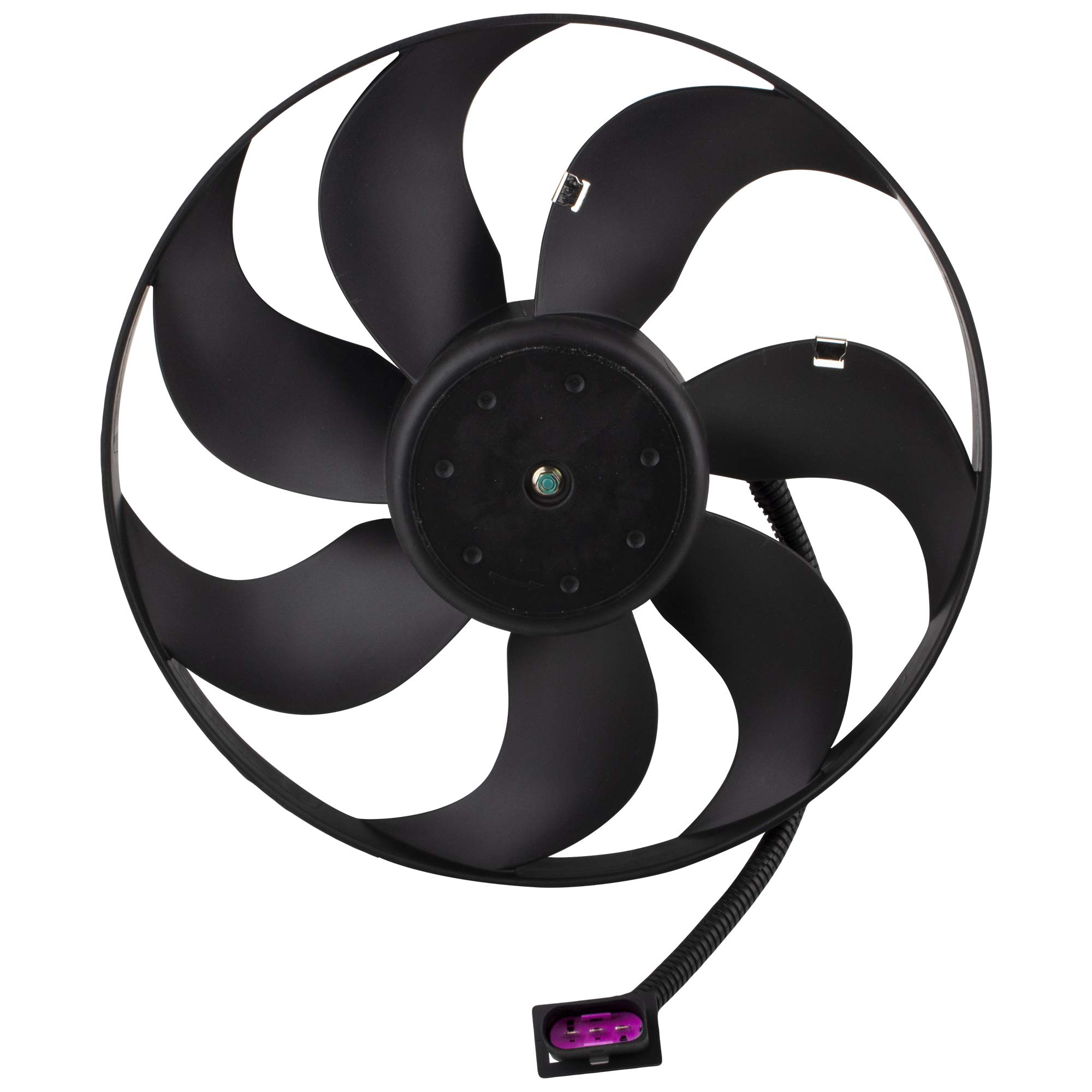 BOXI Left Driver Side Radiator Cooling Fan Fits for Volkswagen Beetle 1998 1999 2000 2001 2002 2003 2004 2005 2006 (Replaces 6X0959455C 6X0 959 455 C)
