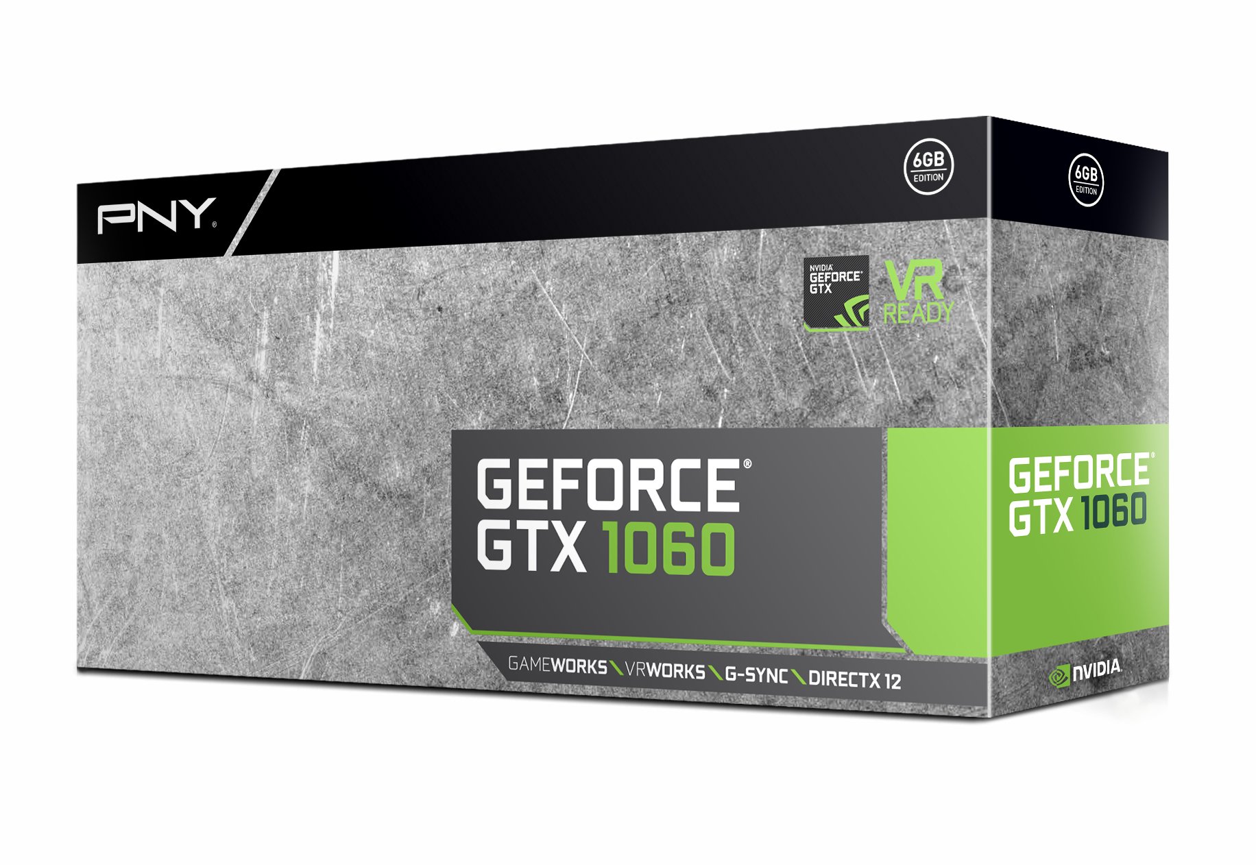 PNY GeForce GTX 1060 6GB Graphics Card (VCGGTX10606PB)