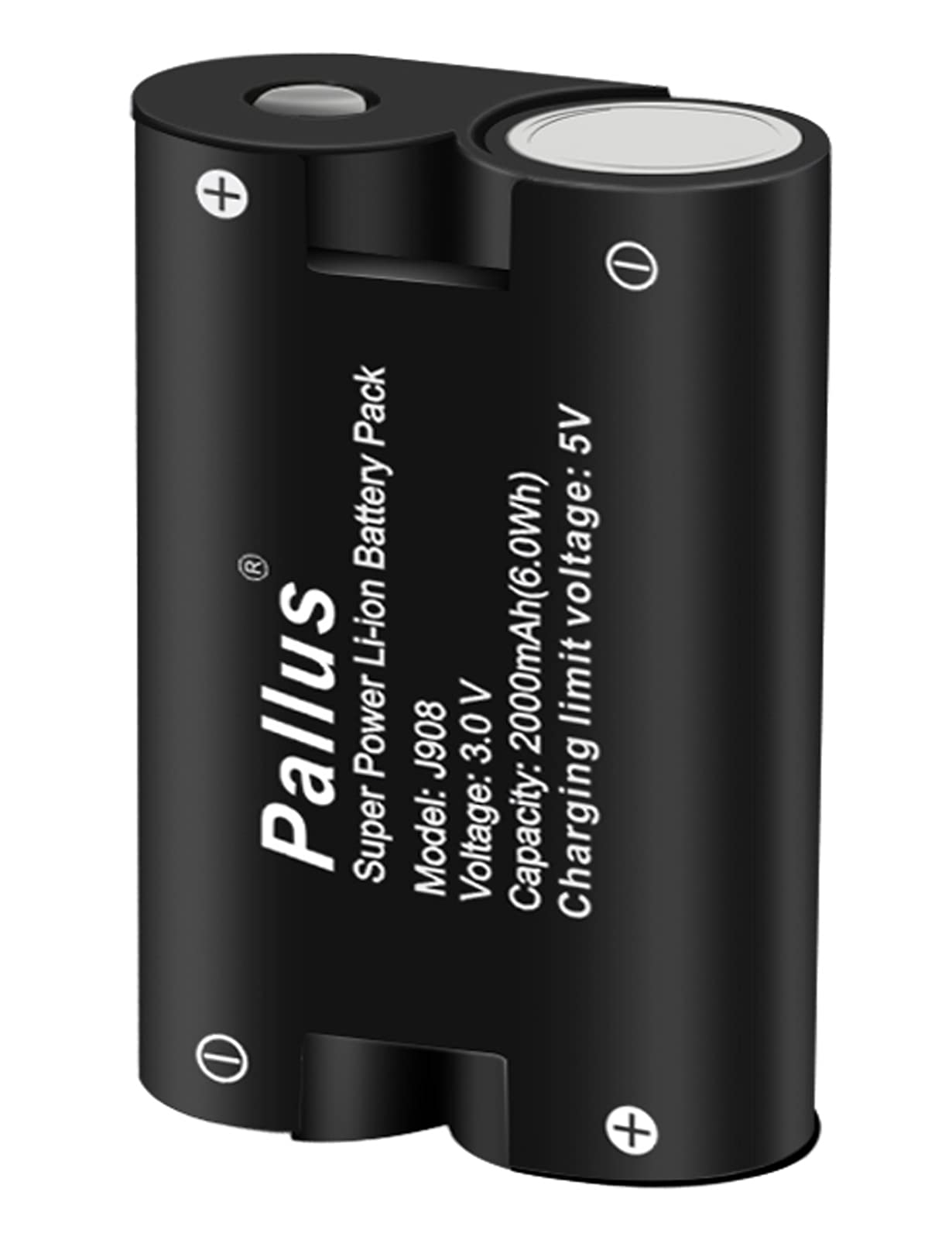 Pallus Lithium Xbox Controller Battery Pack Compatible for Xbox Series X|S/Xbox One/Xbox One S/Xbox One X Wireless Controller, 1 Pack 6000mWh Li-Ion Rechargeable Xbox Controller Battery Pack