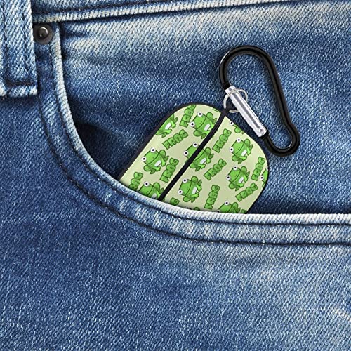 Frog AirPods Pro Case Cover Gifts with Keychain, Shock Absorption Soft Cover Airpods Pro Earphone Protective Case for Men Women