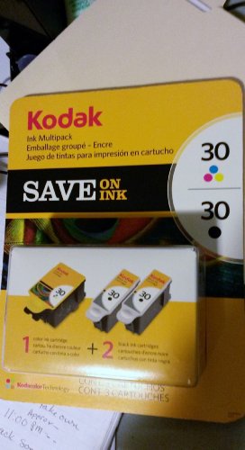 Kodak #30 Ink Cartridge - 2 Black / 1 Color Combo Pack