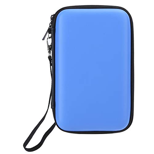 Mxzzand Scratch‑Resistant Flannel Storage Bag 2Pcs for Game Console(Blue)