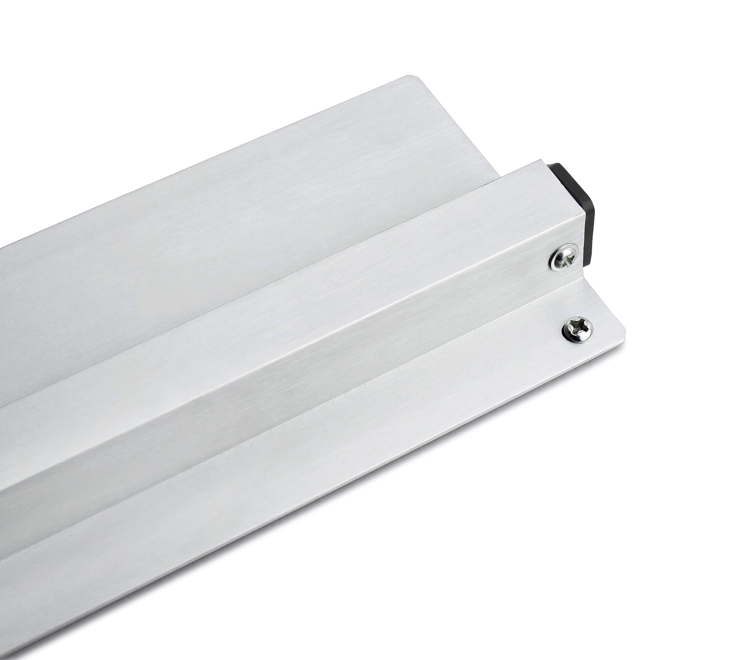 New Star 23923 Anodized Aluminum Slide Check Rack, 36-Inch, Silver