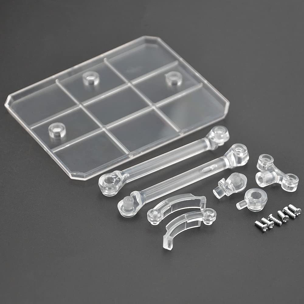 XINMEIWEN 10Pcs Action Figure Stand Kits Flexible Action Base Holder for Gundam Action Figures DIY Model Kits (White)