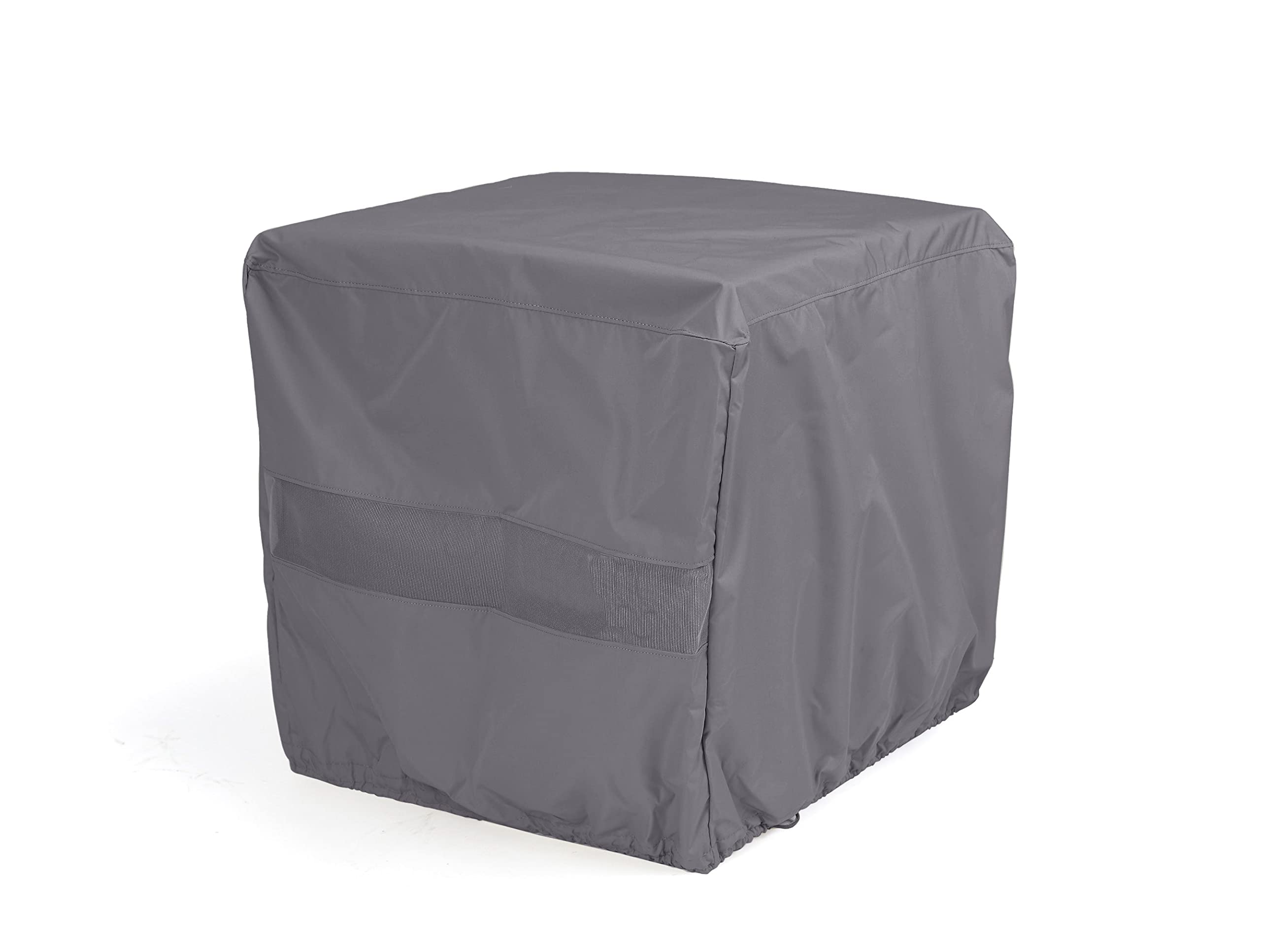 Covermates Square Patio Accent Table Cover - Patio Outdoor Furniture Cover, Water Resistant Outdoor Ottoman/Side Table Cover, Elite 300D Polyester, 38W x 38D x 20H, Charcoal