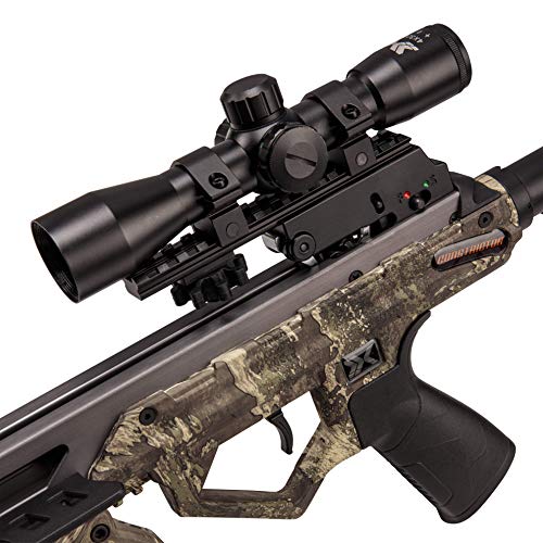 Bear X Constrictor Ready to Shoot Crossbow Package with Scope, Quiver, Bolts, Cocking Rope, and Wax, Strata Finish