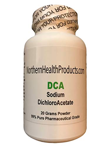 Pure 20g DCA Powder, Sodium Dichloroacetate - North American Made in a Certified Laboratory. Absolutely NO Animal by-Products or Fillers. Highest Quality Available - Buy Direct from The Source