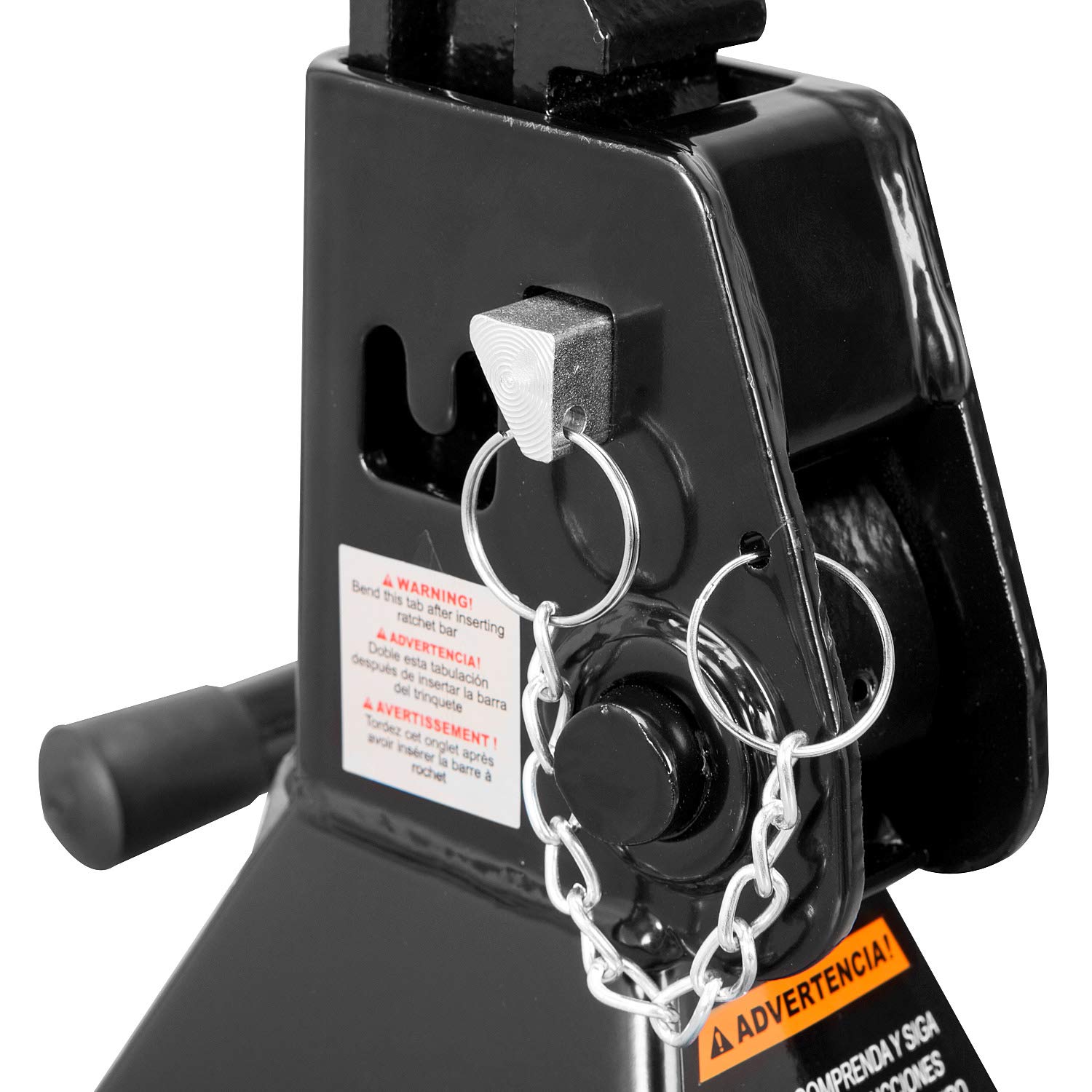 BIG RED AT46002ABR Torin Double Locking Steel Jack Stands, 2 Pack, 6 Ton (12,000 lb), Black