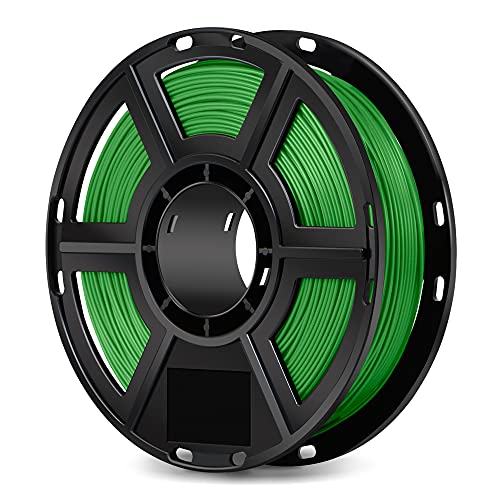 FLASHFORGE D-Series ABS 3D Printer Filament, 1.75mm (Green), 0.5kg Spool (1.1lbs), Guaranteed Fresh, Dimensional Accuracy +/- 0.02mm, Tangle-Free, Fits Most FDM Printers [Risk-Free]