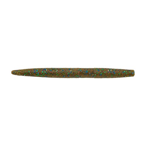 Berkley PowerBait® MaxScent The General Fishing Bait, Green Pumpkin Candy Red, 5in | 13cm, Soft Stick Bait with Irresistible Scent & Flavor, Classic Stick Bait Action, Deadly Bass Fishing Bait