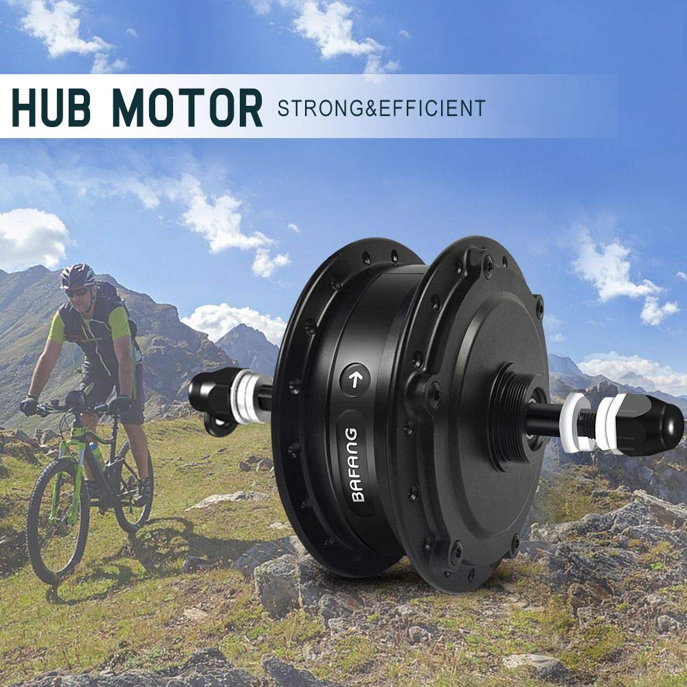 BAFAGN 48V 750W Ebike Conversion Kit for 26"Snow Fat-Tire Bike,Rear Wheel Brushless Hub Motor Fat Tire Electric Bicycle Conversion Kit with LCD Display(No Battery)