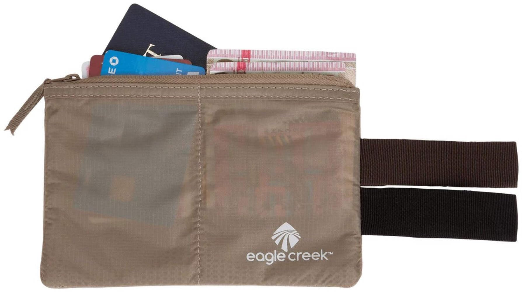Eagle Creek Travel Gear RFID Blocker Hidden Pocket, Tan, One Size
