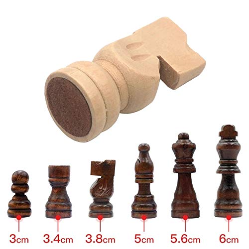 Boutique Chess Set Handwork Solid Wood Coffee Table Walnut Drawer Style Storage Pieces Professional Chess Child Gift Board Game
