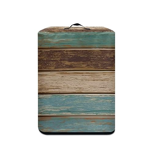 HUISEFOR Air Fryer Cover Square Wooden Panel Dust Cover for Food Processor Anti Fingerprint Washable Appliance Protector Art Decor Kitchen Accessories
