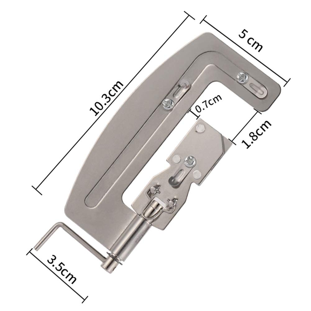 Biowlucn Automatic Fishing Hooks Line Tier + Hook Trigger Spring Machine Stainless Steel Fish Hook Line Knotter