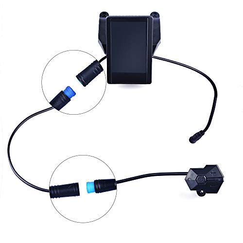 BAFANG Extension Cable 4Pin Plug Connector BBS Ebike Conversion Kit (4pin Connector 60cm)